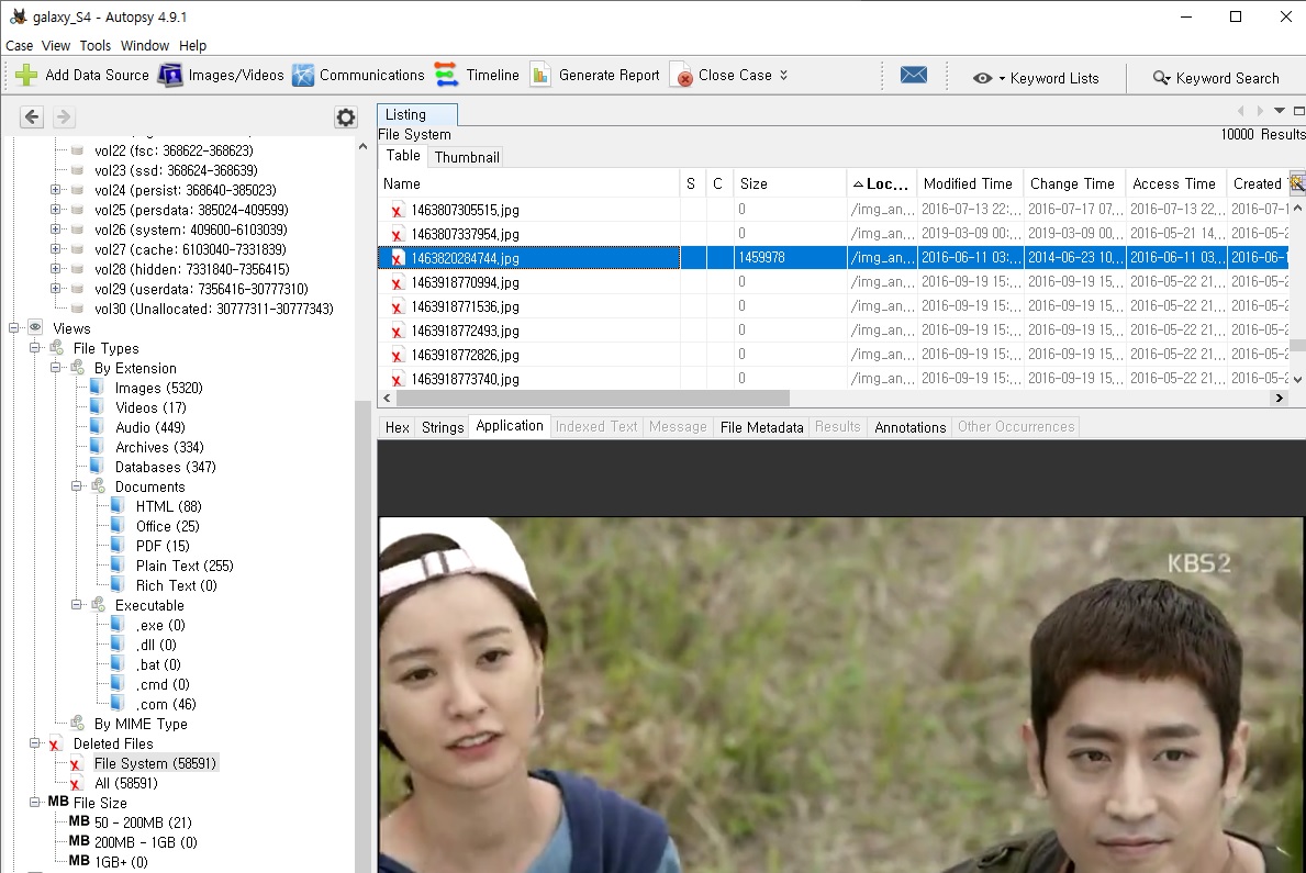 [안드로이드 포렌식] Autopsy 도구를 이용한 증거 분석 - Science of Deduction